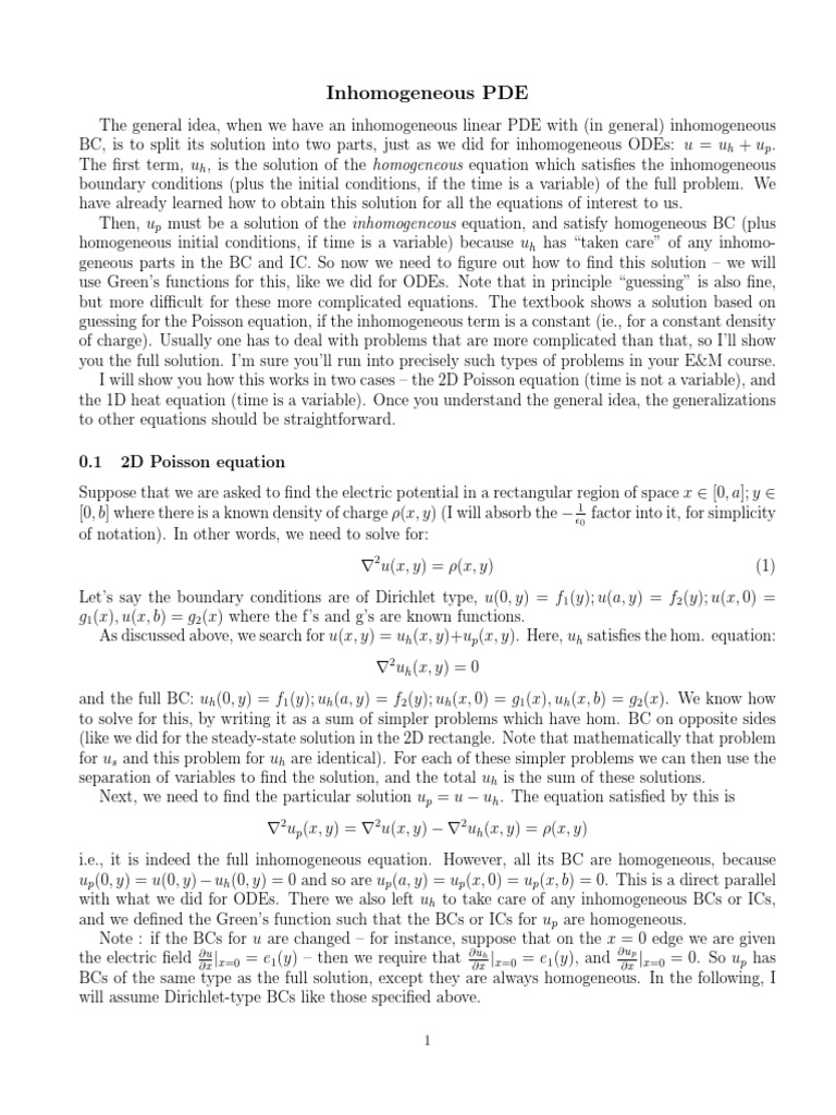 Ipde | PDF | Ordinary Differential Equation | Green's Function