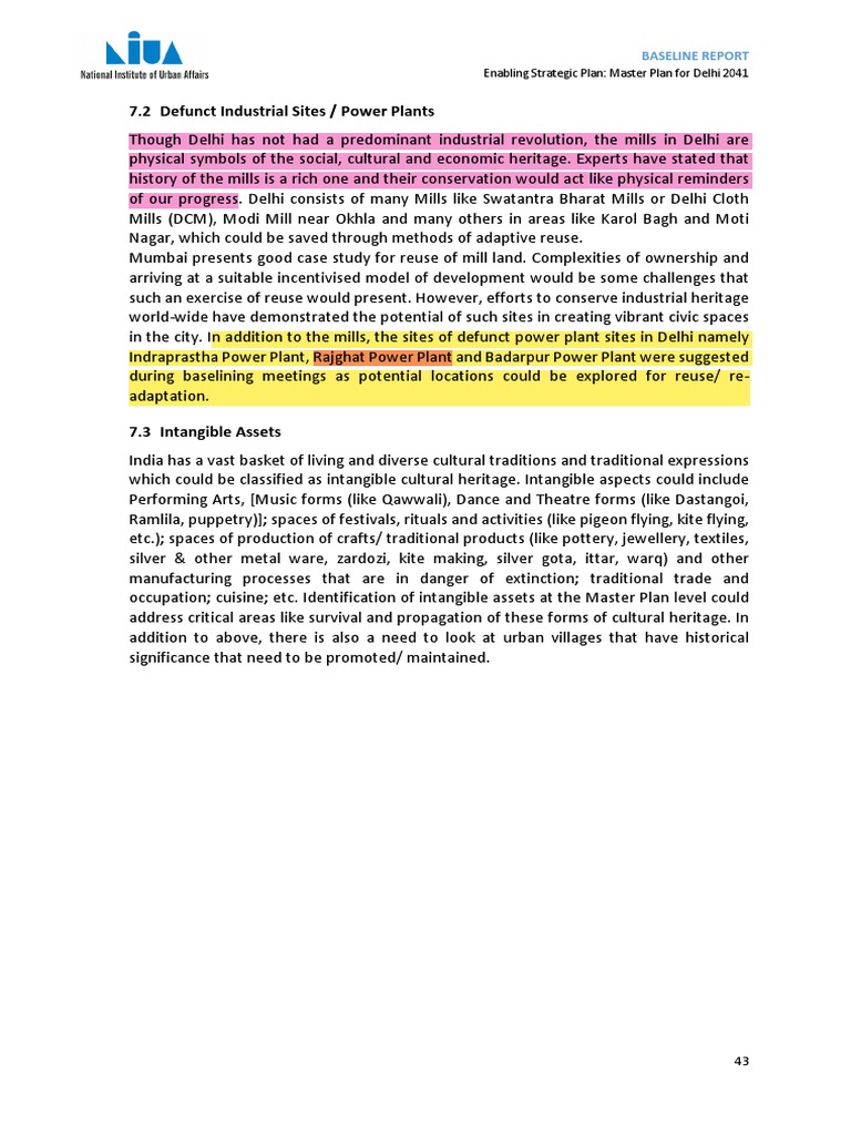 Baseline Heritage 160721 | PDF