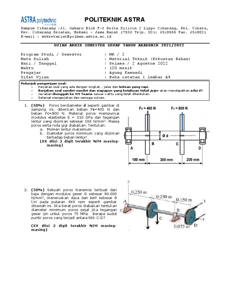 Uas - KB - MK 2022 | PDF
