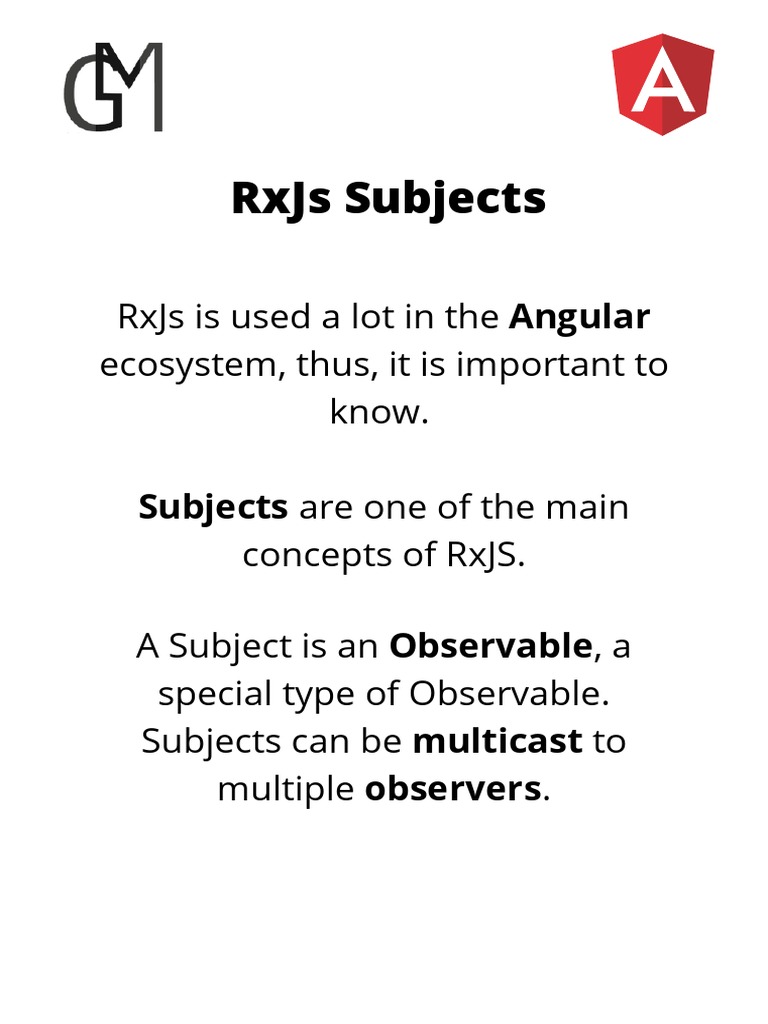 Rxjs | PDF