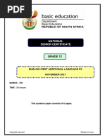Grade 12 English FAL Essay Instructions | PDF