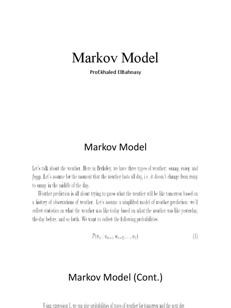 Markov | PDF