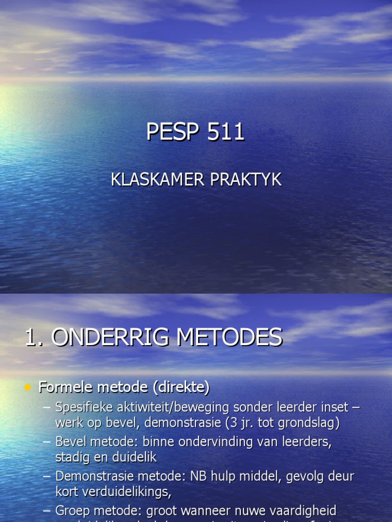 Klaskamer Praktyk | PDF