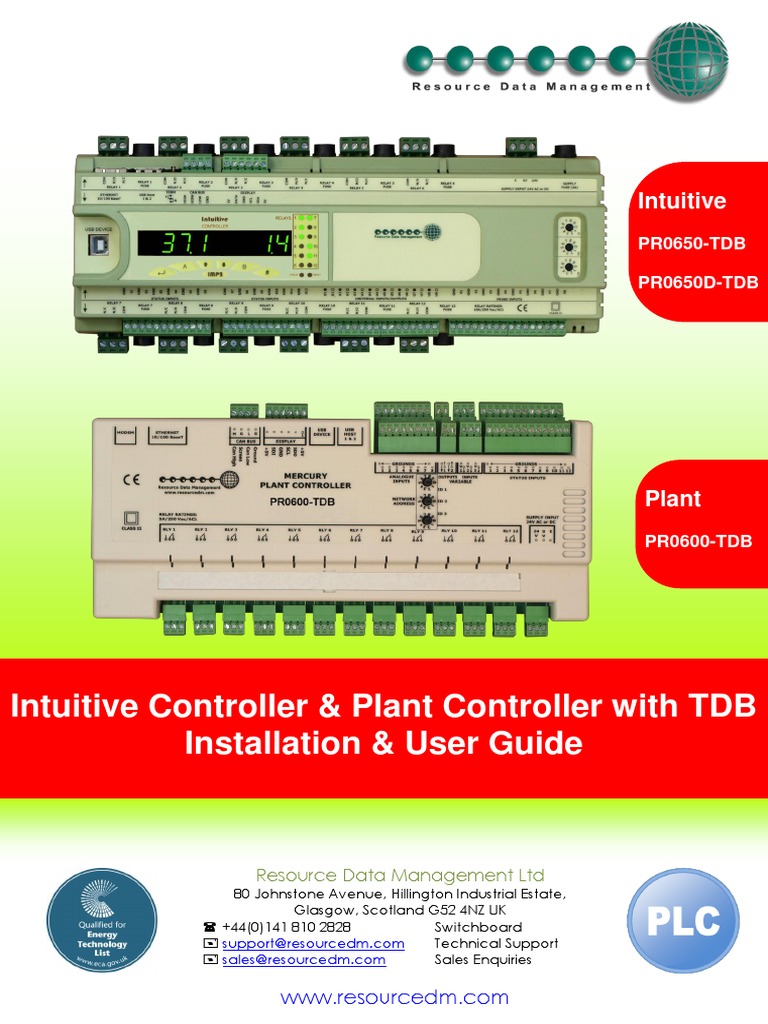 Intuitive Controller & Plant Controller With TDB Installation & User ...