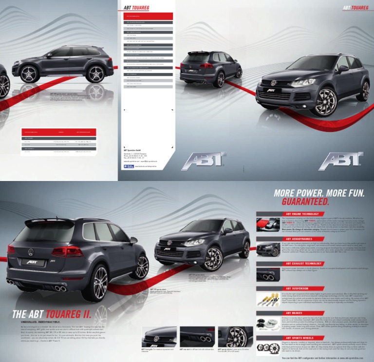 ABT Touareg Facelift 7P0 e PDF | PDF | Transport | Luxury Vehicles