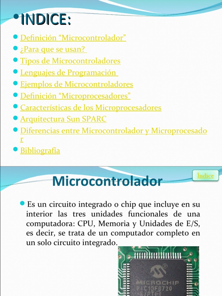 Microcontrolador Vs Microprocesador | PDF