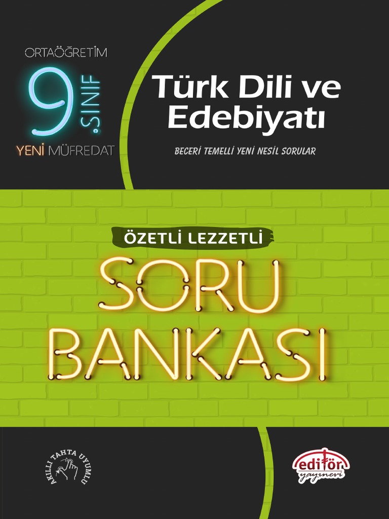 9 Sinif Soru Edebiyat PDF | PDF