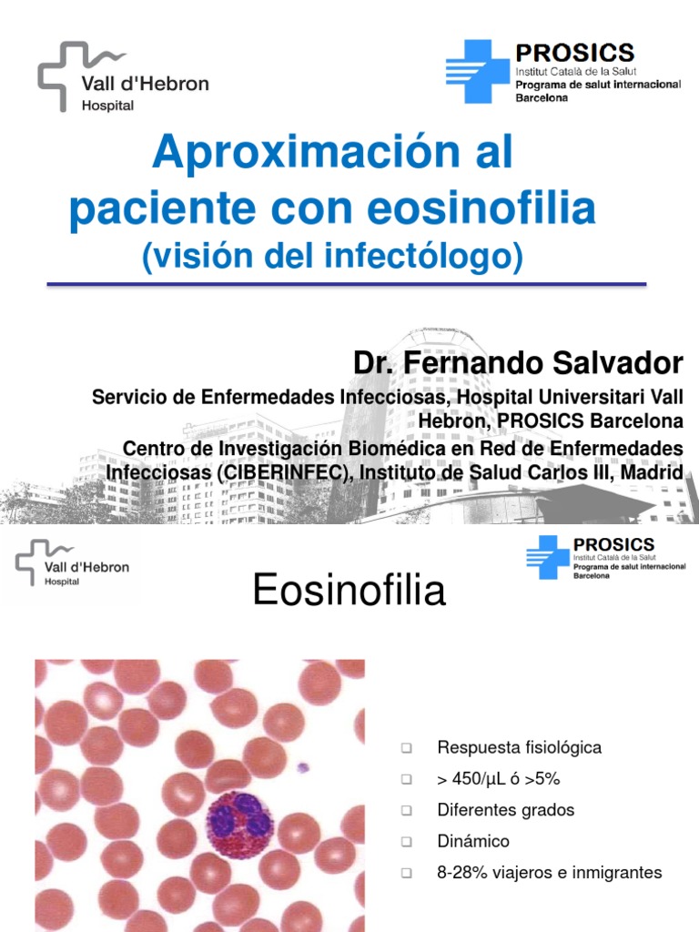 APROXIMACIÓN AL PACIENTE CON EOSINOFILIA-Vision Del Infectologo PDF | PDF