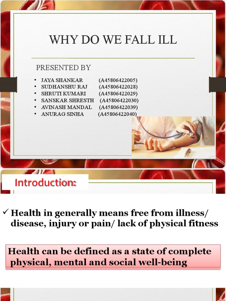 Why Do We Fall Ill | PDF