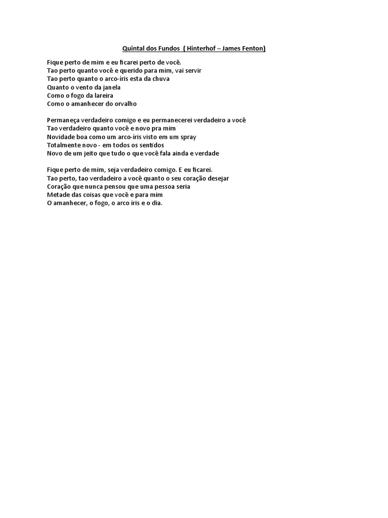 Quintal dos Fundos: Poesia de Fenton | PDF | Arte | Religião e ...