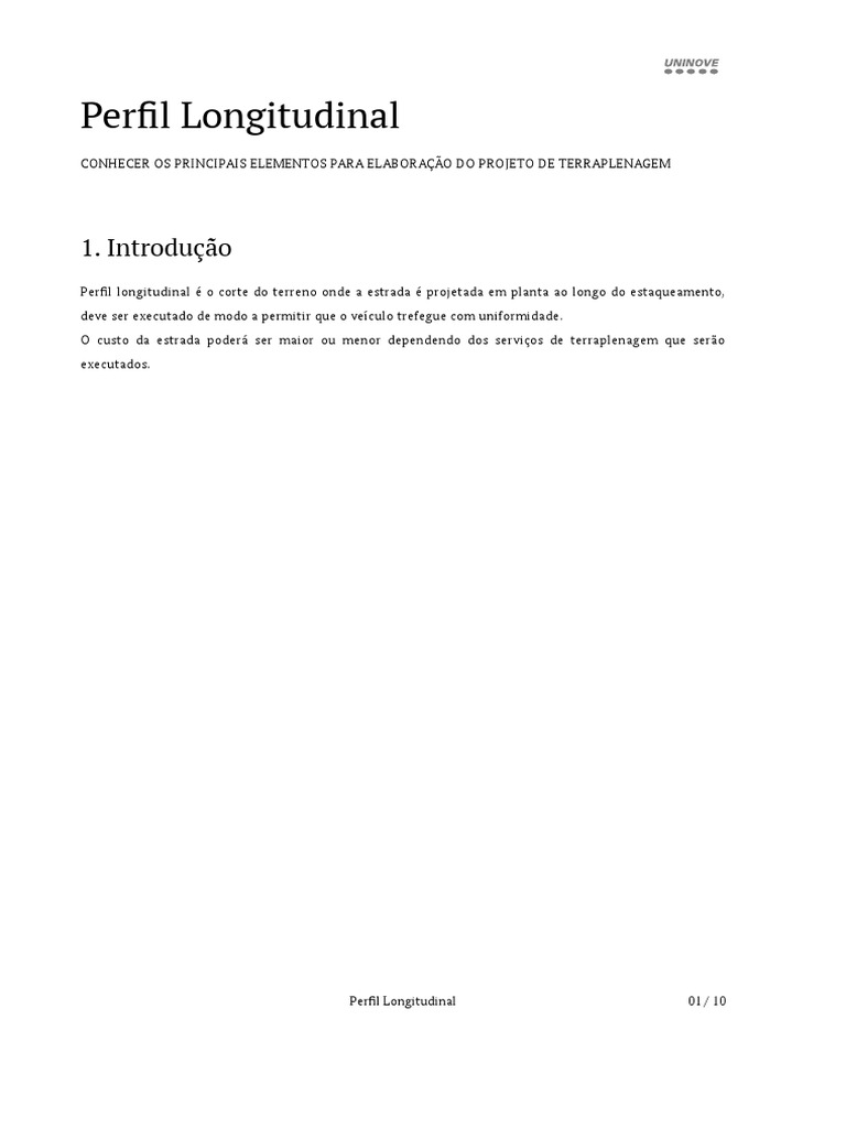 07 - Perfil Longitudinal PDF | PDF