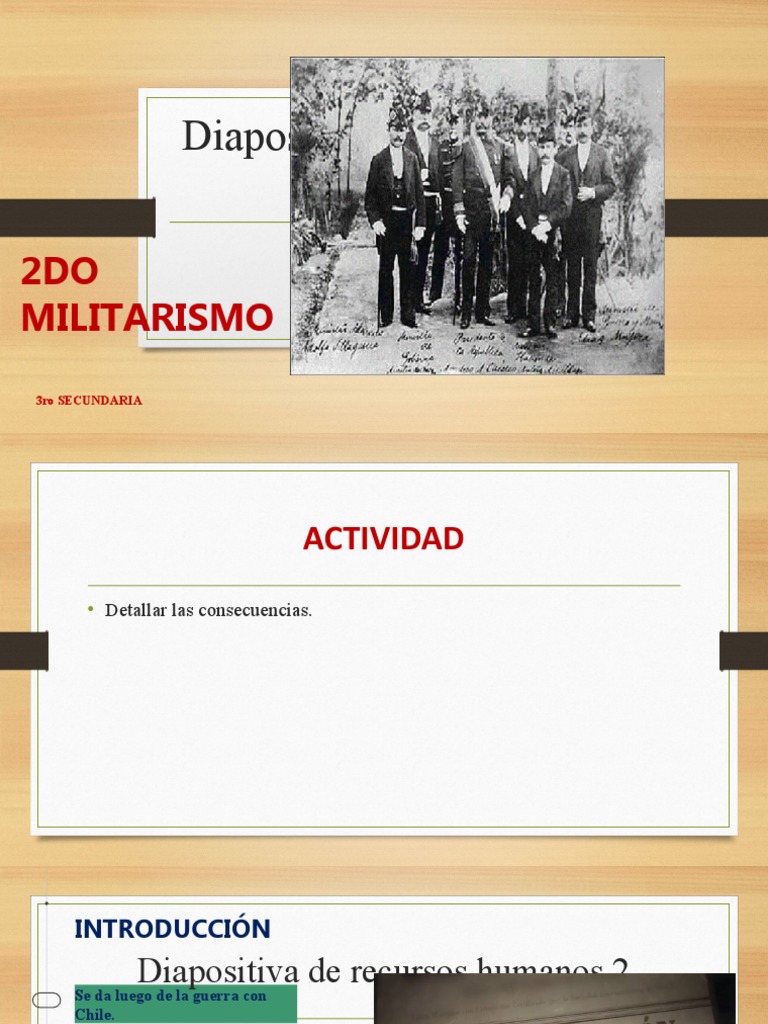 2do Militarismo 3ro Sec Abril 2023 | PDF | Viajes y turismo | Historia