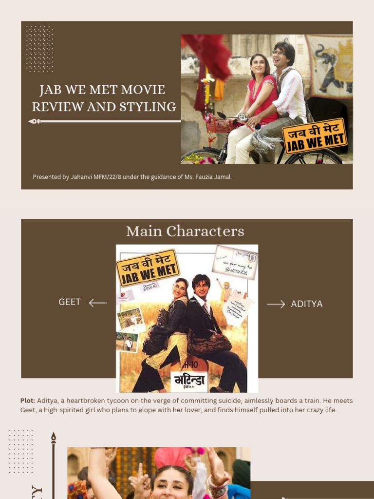Jab We Met Styling | PDF
