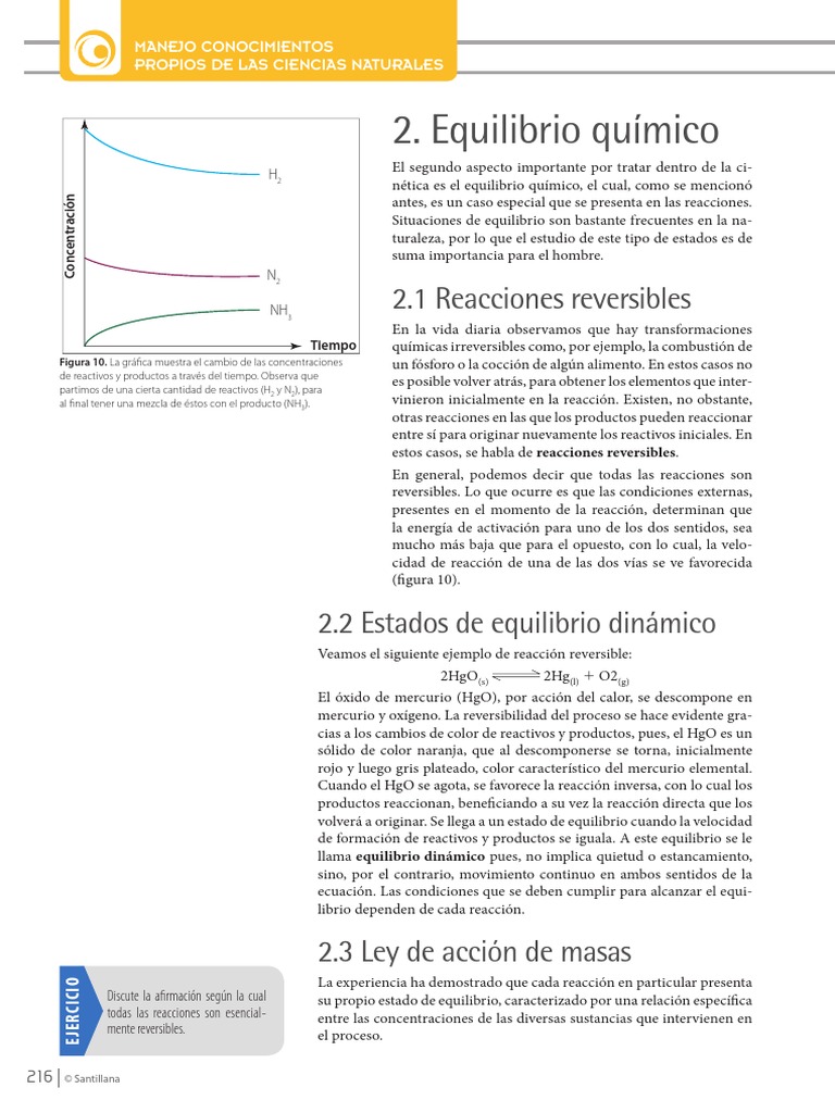 Equilibrio Quimico | PDF | Equilibrio químico | Reacciones químicas
