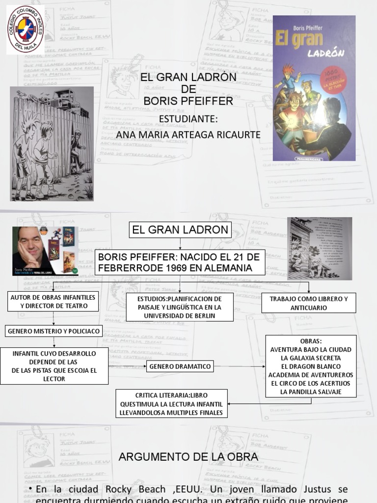 Biografía de Boris Pfeiffer y su obra | PDF | Novela negra, policíaca y ...