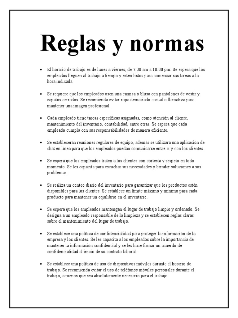 Reglas y Normas Contabilidad | PDF