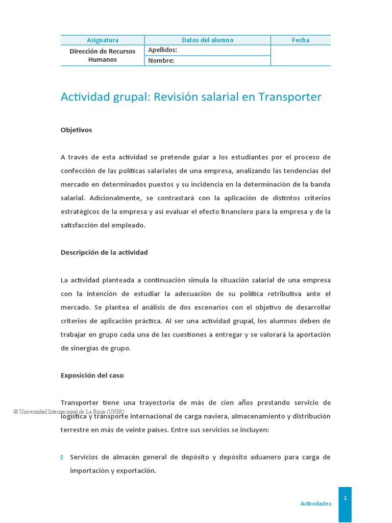 Activ Grupal RRHH Parte Bruno Aloi | PDF