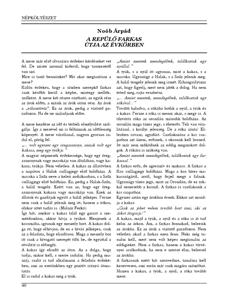 Ősi Gyökér farkas mese.pdf | PDF