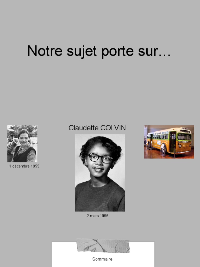 Claudette Colvin | PDF