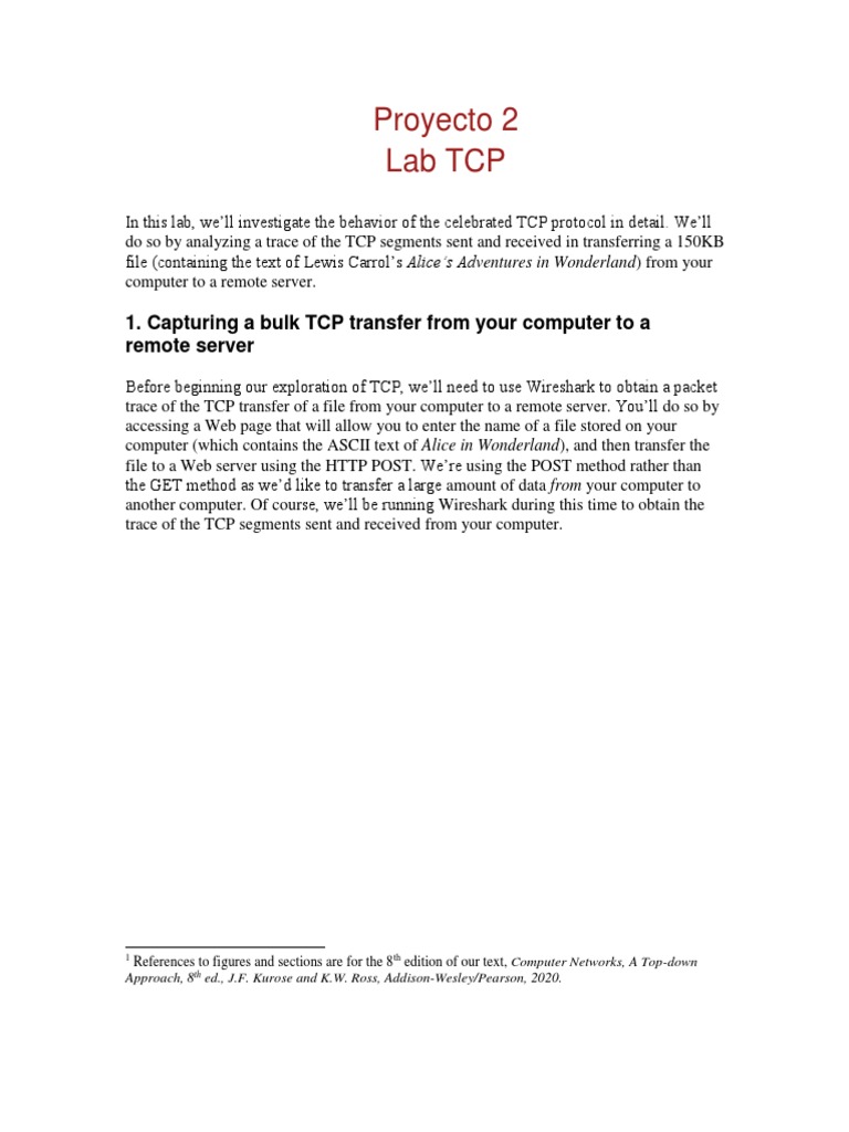 Lab TCP | PDF