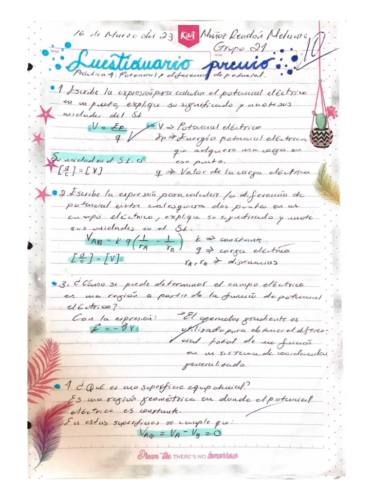 Muñoz Rendón Melanie Angelin Cuestionario Previo 4 | PDF