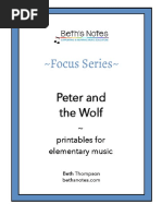 Characters in Peter and the Wolf | PDF