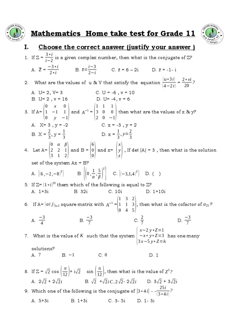 Mathematics Home Take | PDF