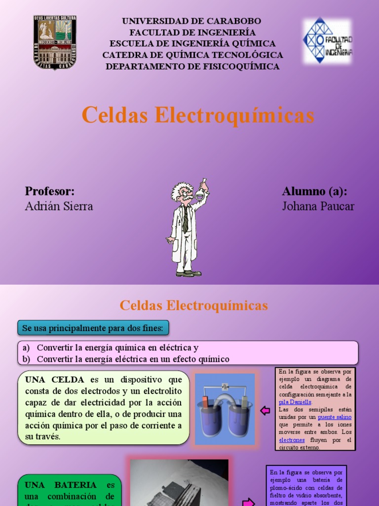 Tema 5 Celdas Electroquimicas | PDF | Electrodo | Redox