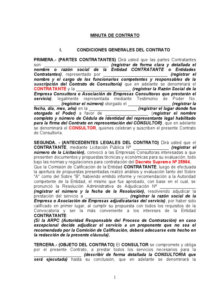 MODELO Contrato | PDF