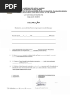 Modelo Declaração de Vaga | PDF