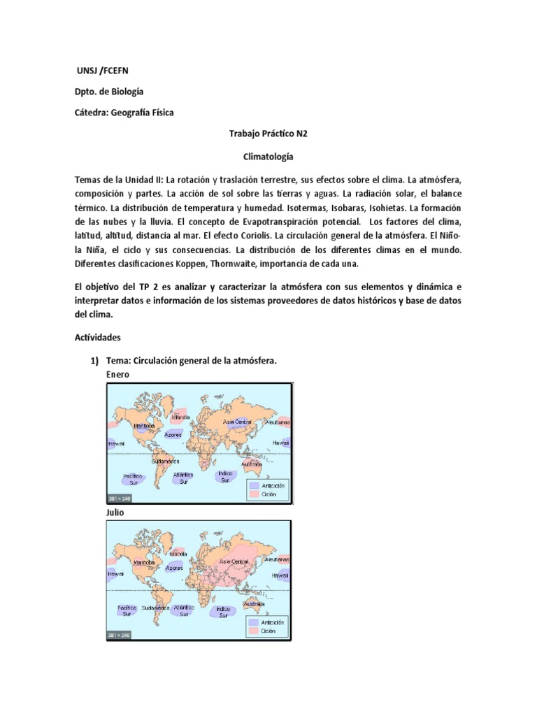 Práctico 2 | PDF | Clima | Herida