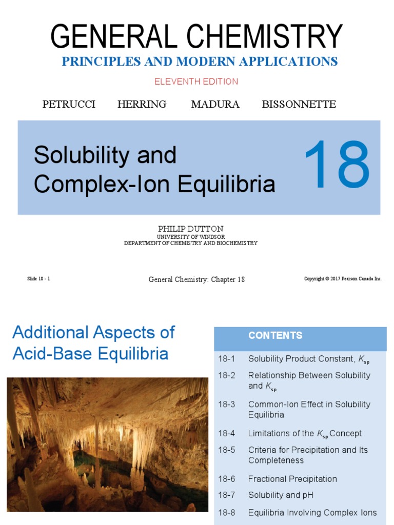 18 Chapter 18 Solubility | PDF