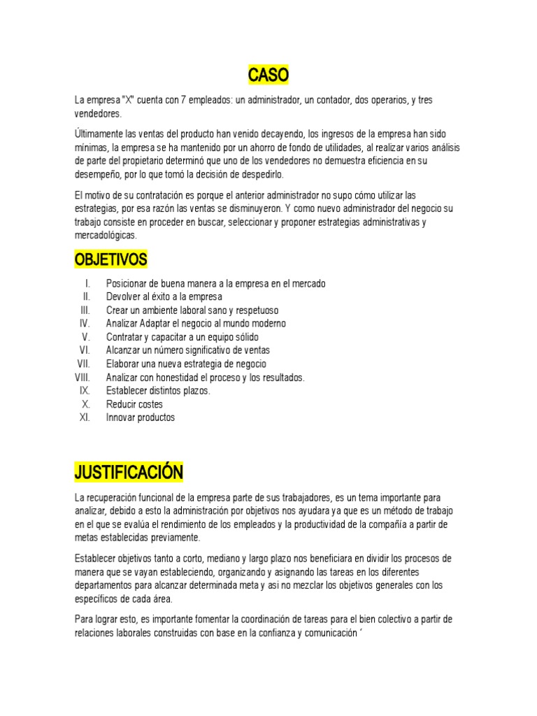 ESTRUCTURA PLAN | PDF