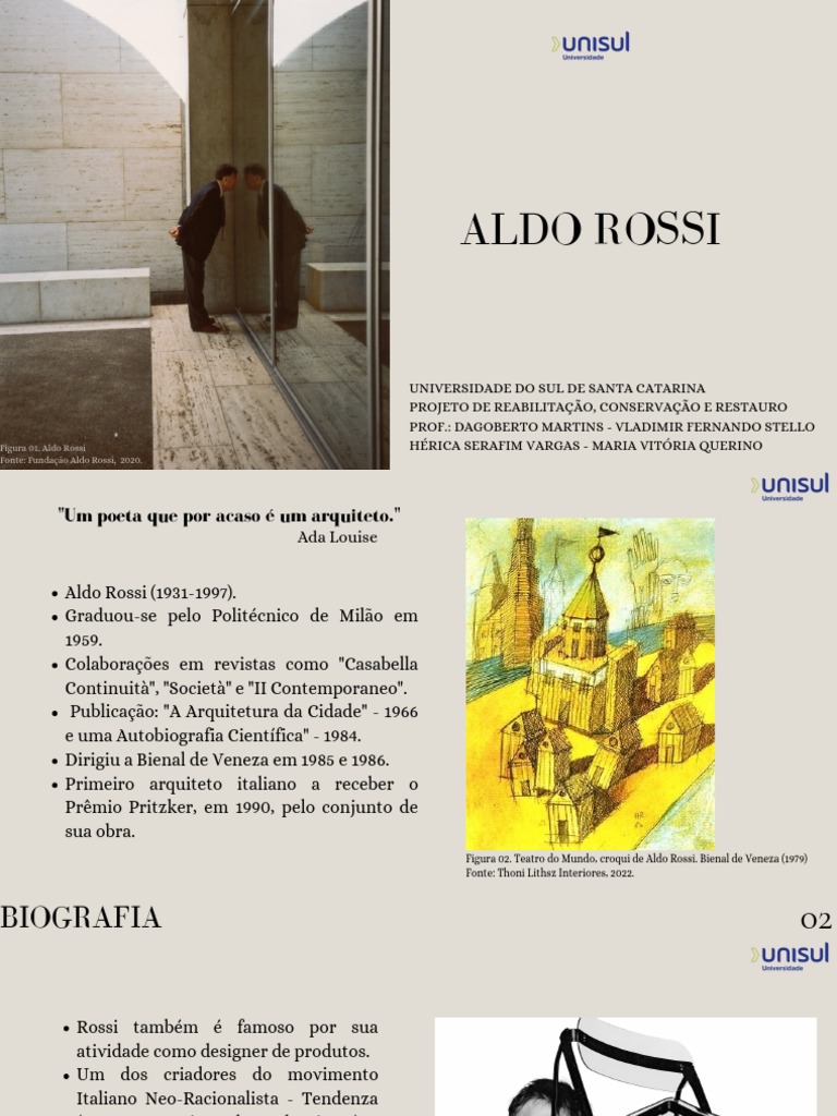 Aldo Rossi | PDF | Itália | Veneza