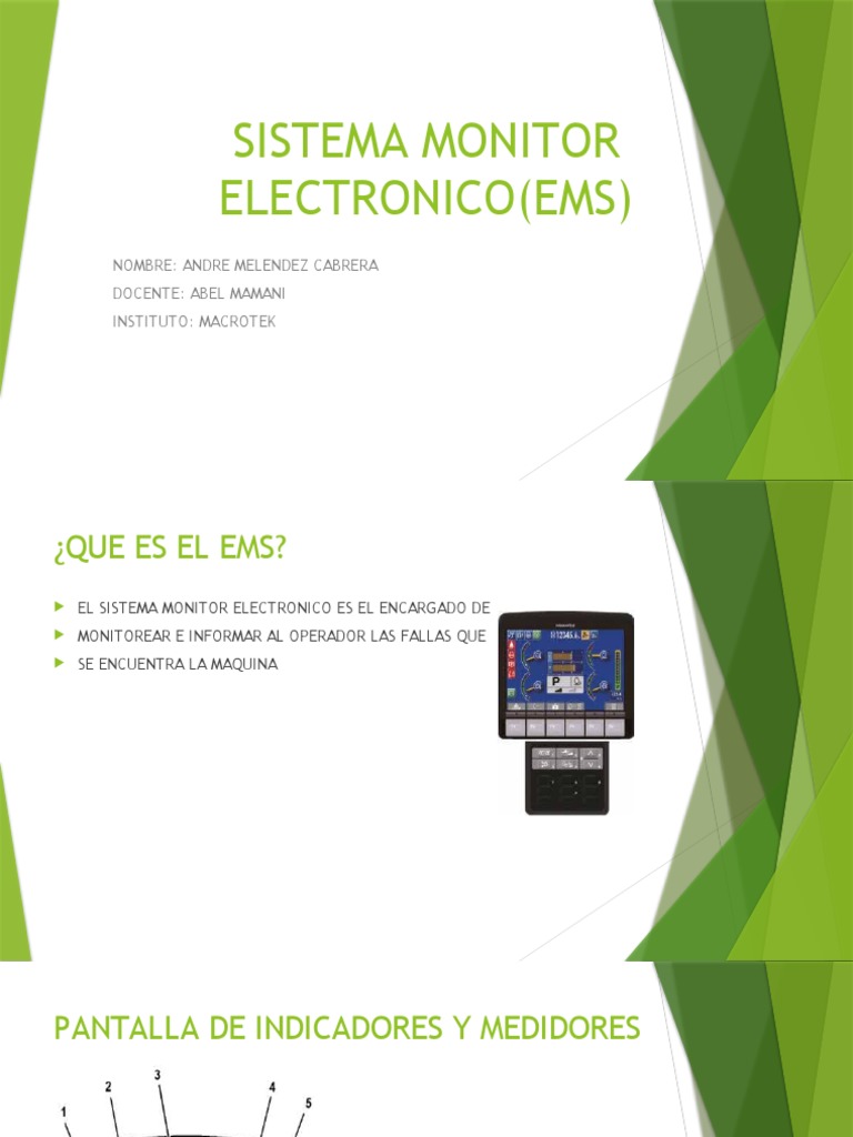 Sistema Monitor Electronico (Ems) | PDF