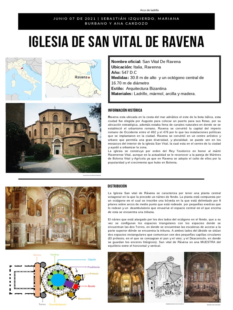 San Vital de Ravena PDF | PDF | Diseño arquitectonico | Arquitectura