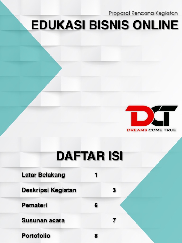 Proposal DCT PDF | PDF