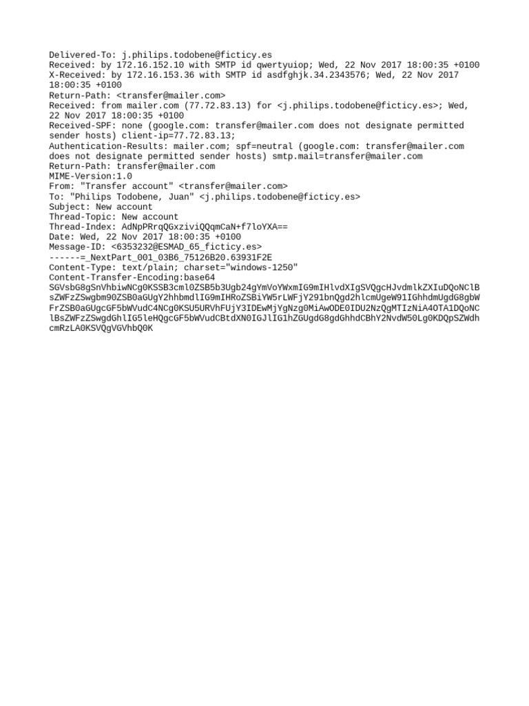 New Account - MSG | PDF