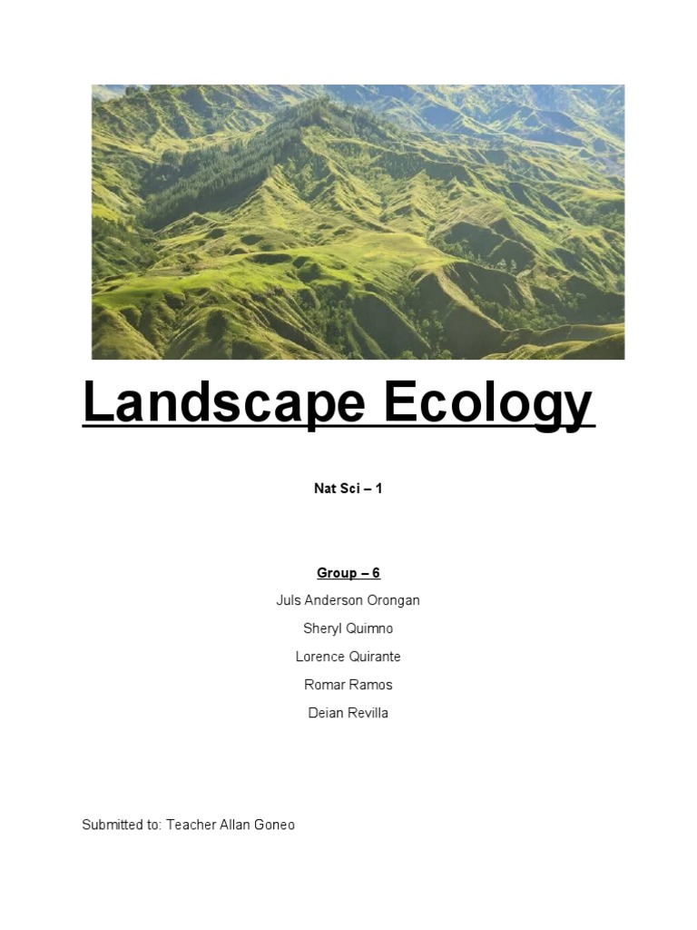 Landscape Ecology | PDF