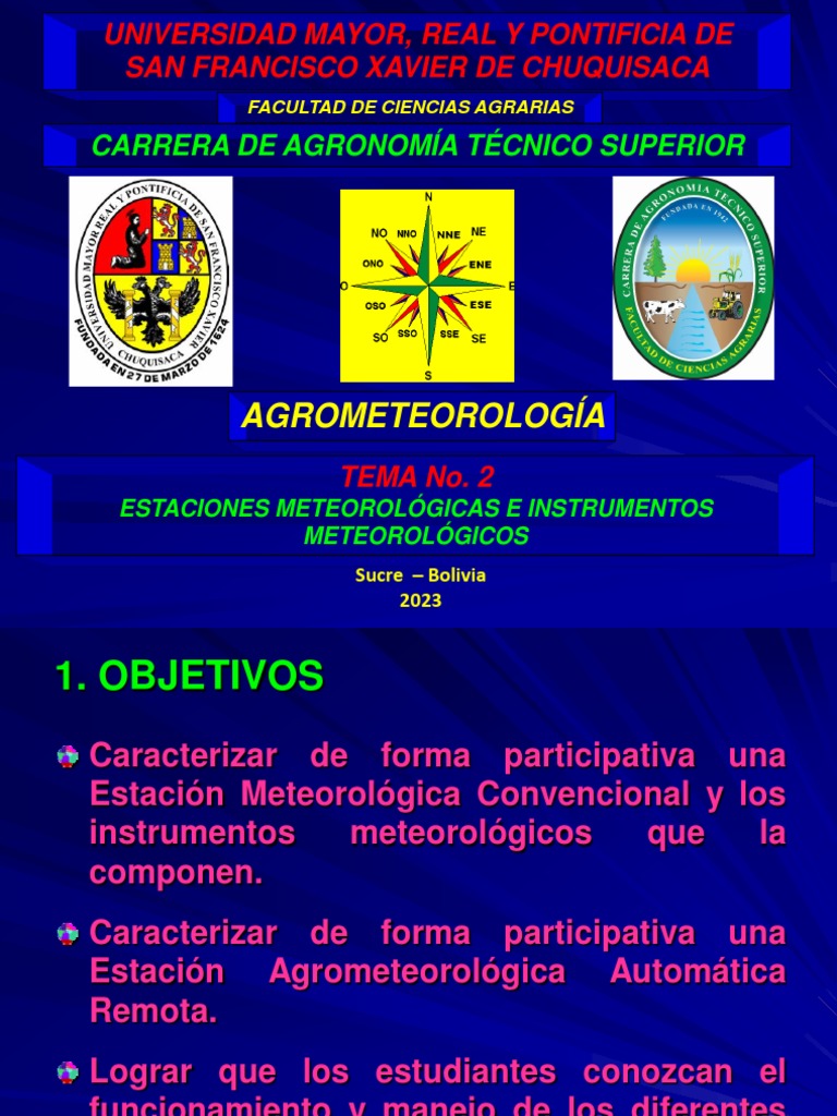 TEMA No 2. ESTACIONES METEOROLÓGICAS E INSTRUMENTOS METEOROLÓGICOS PDF | PDF