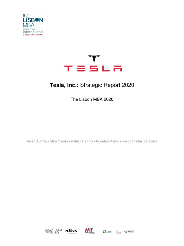 Tesla Strategy PDF | PDF