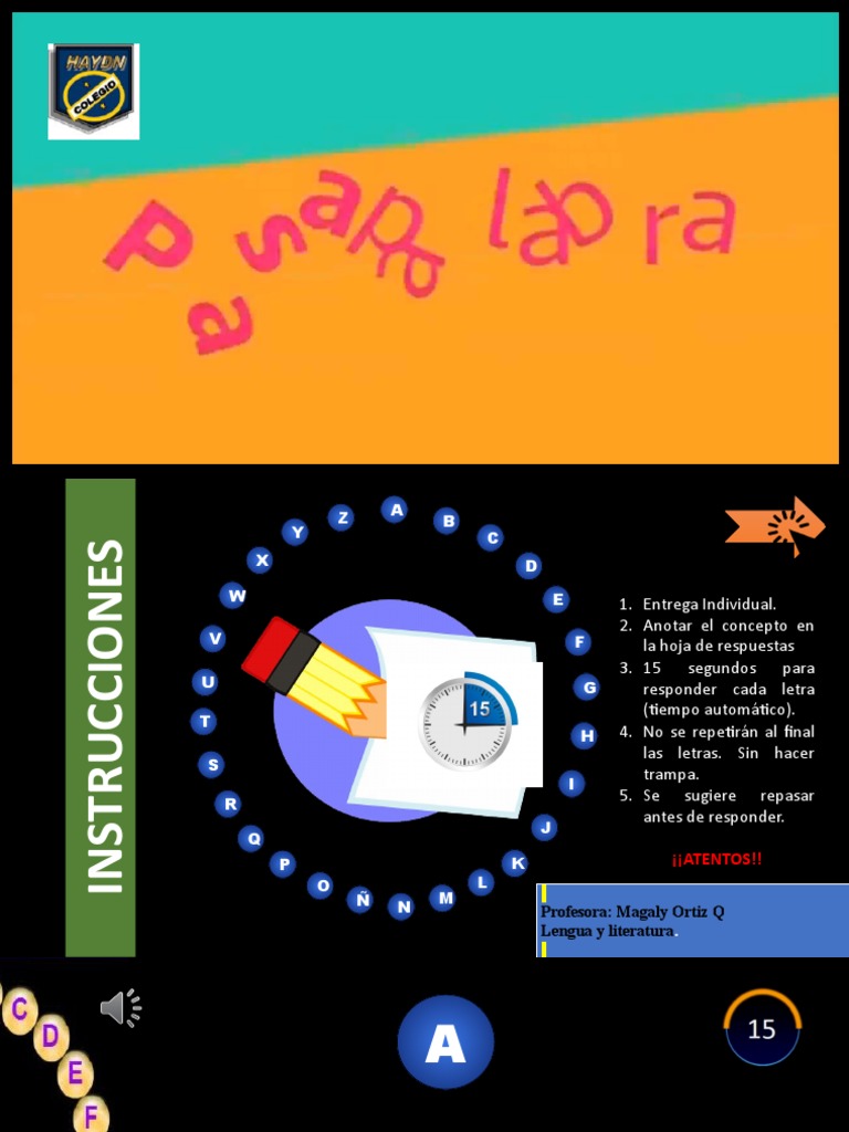 Pasapalabra ROSCO Repaso Épica | PDF