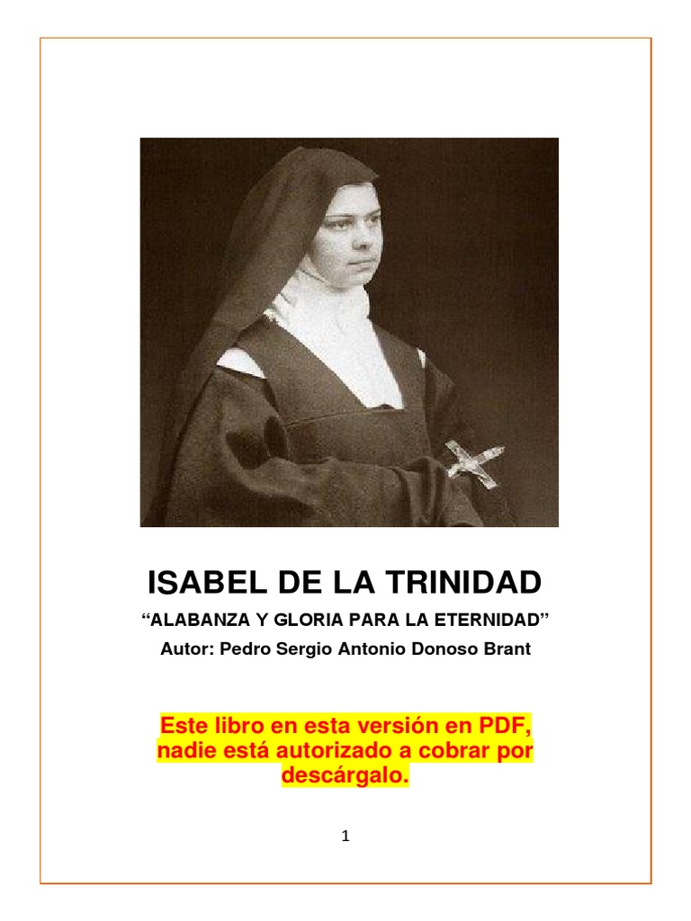 La vida trinitaria de Isabel de la Trinidad | PDF
