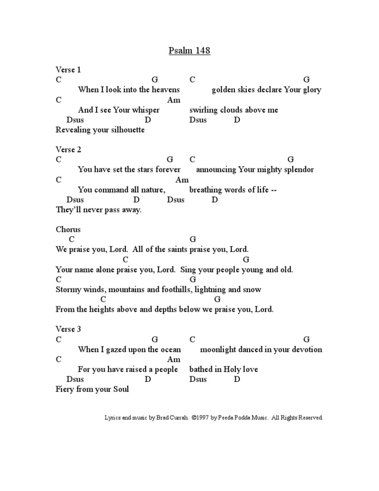 Psalm 148 | PDF
