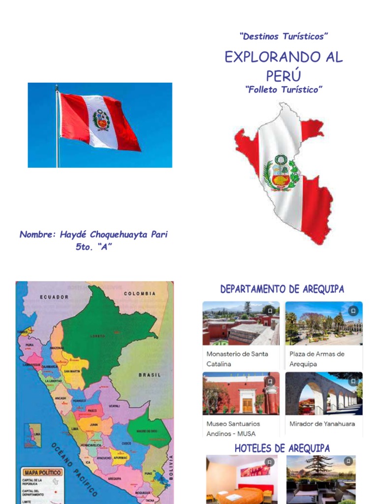 folleto turistico AVANZ 1 | PDF