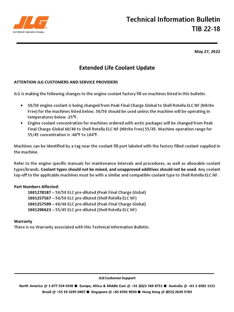 TIB 22-18 - Distribution | PDF