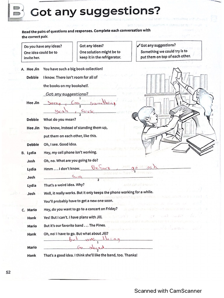Four Corners 4 Workbook Pages 52 To 56 PDF | PDF