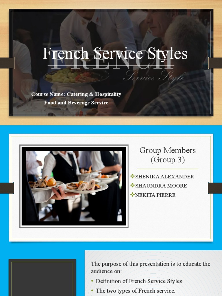 Overview of French Service Styles | PDF