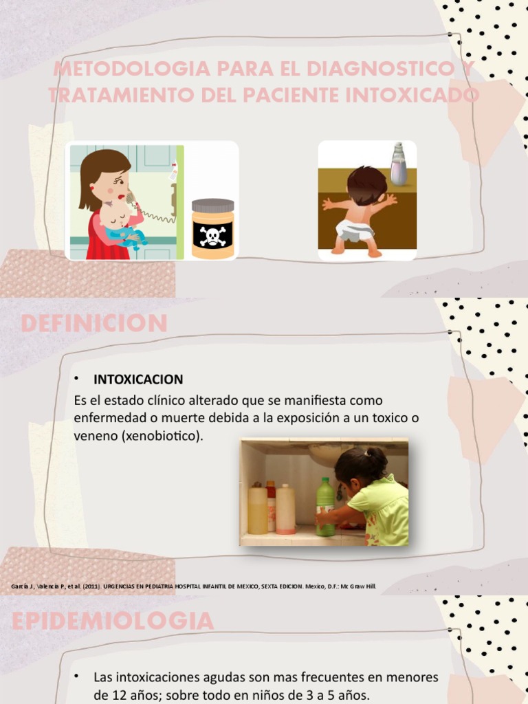 INTOXICACIONES EN PEDIATRIA.pptx | PDF | Medicamentos con receta | Aluminio