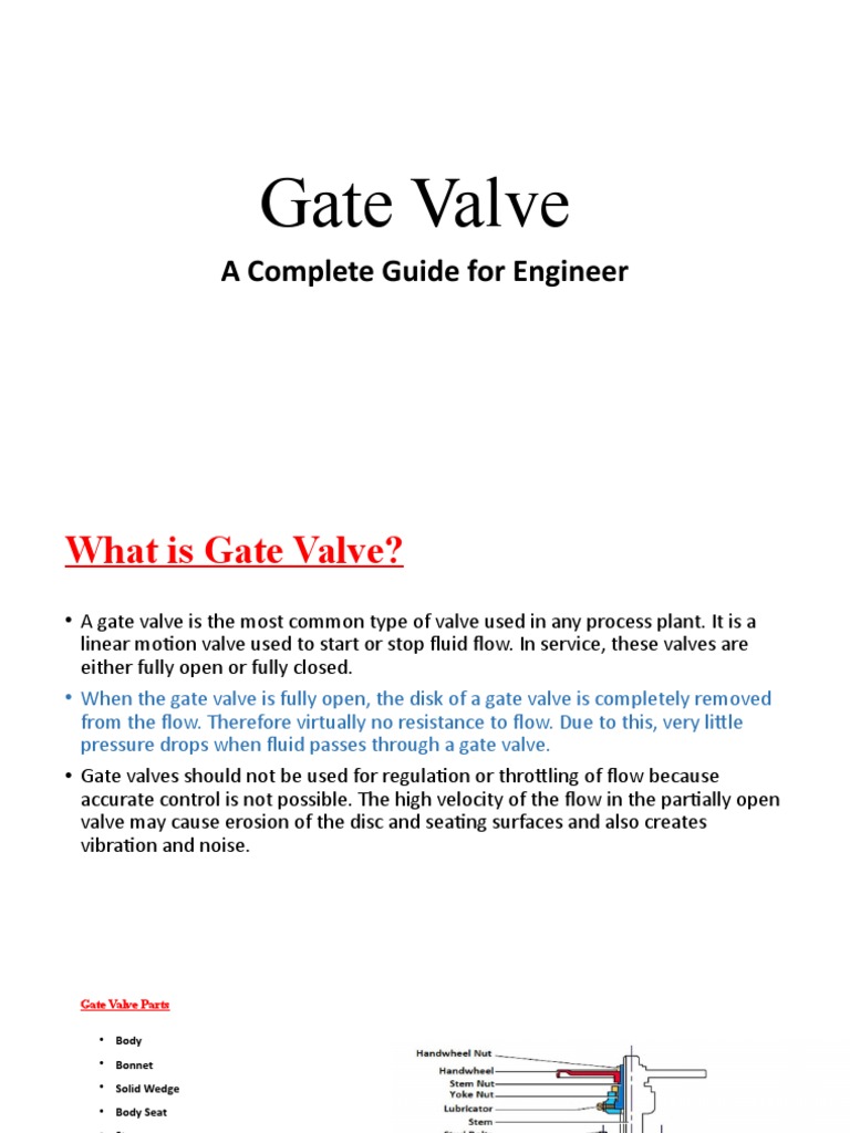1 - Gate Valve | PDF | Valve | Building Materials